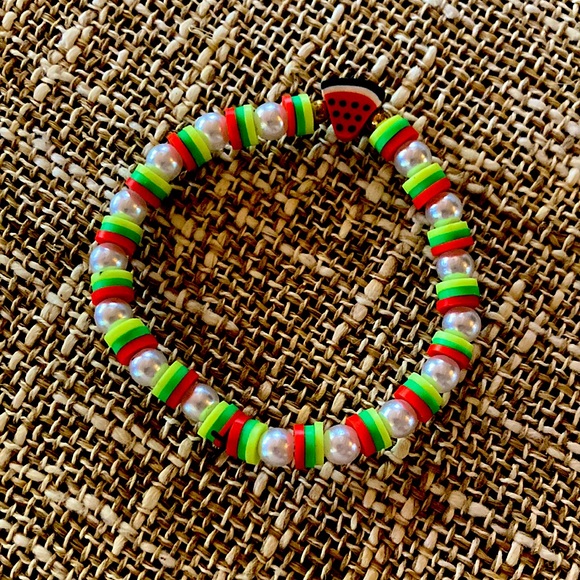 Accessories | Clay Bead Watermelon Bracelet | Poshmark